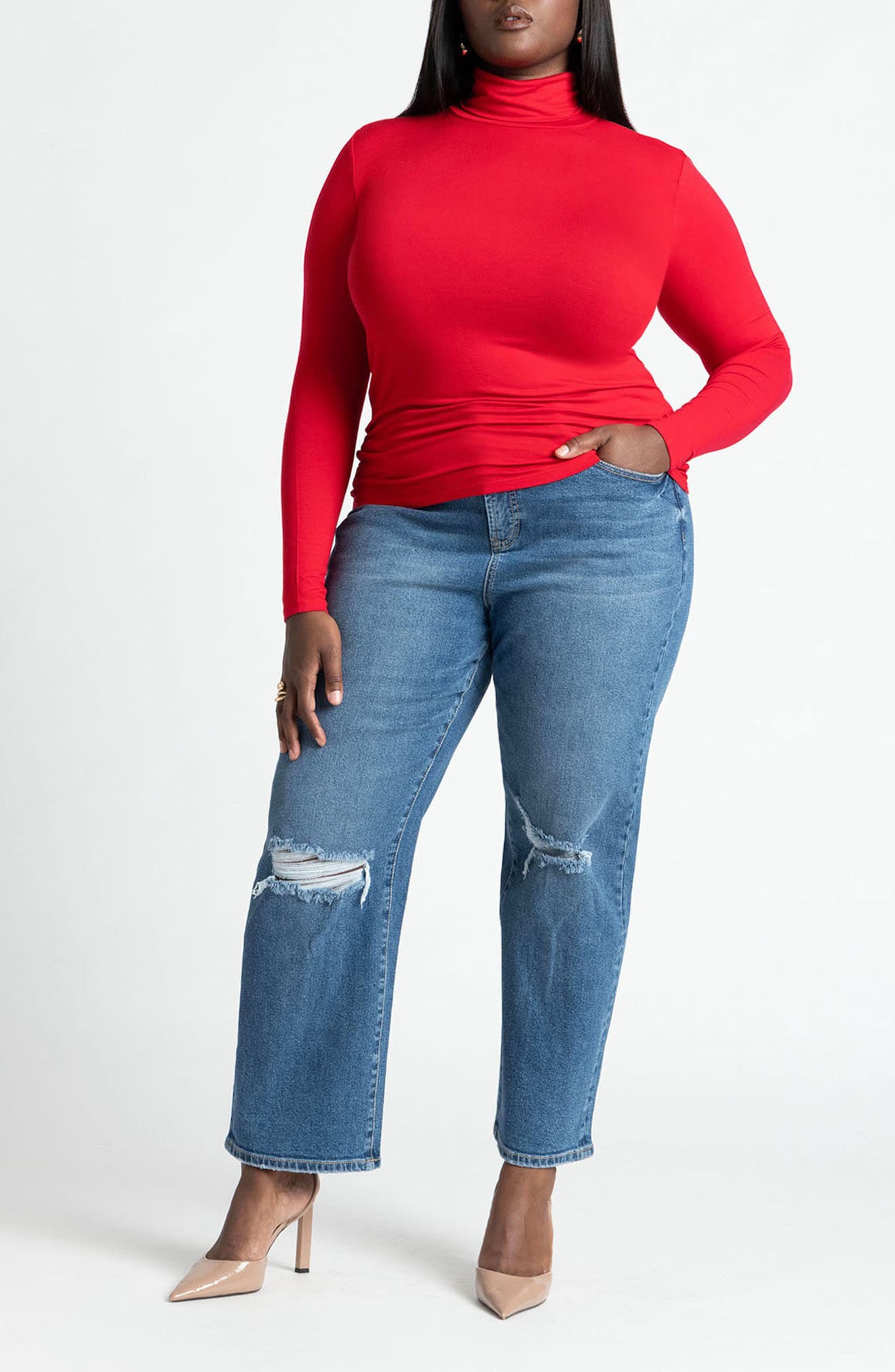 ELOQUII Layering Turtleneck | Nordstromrack