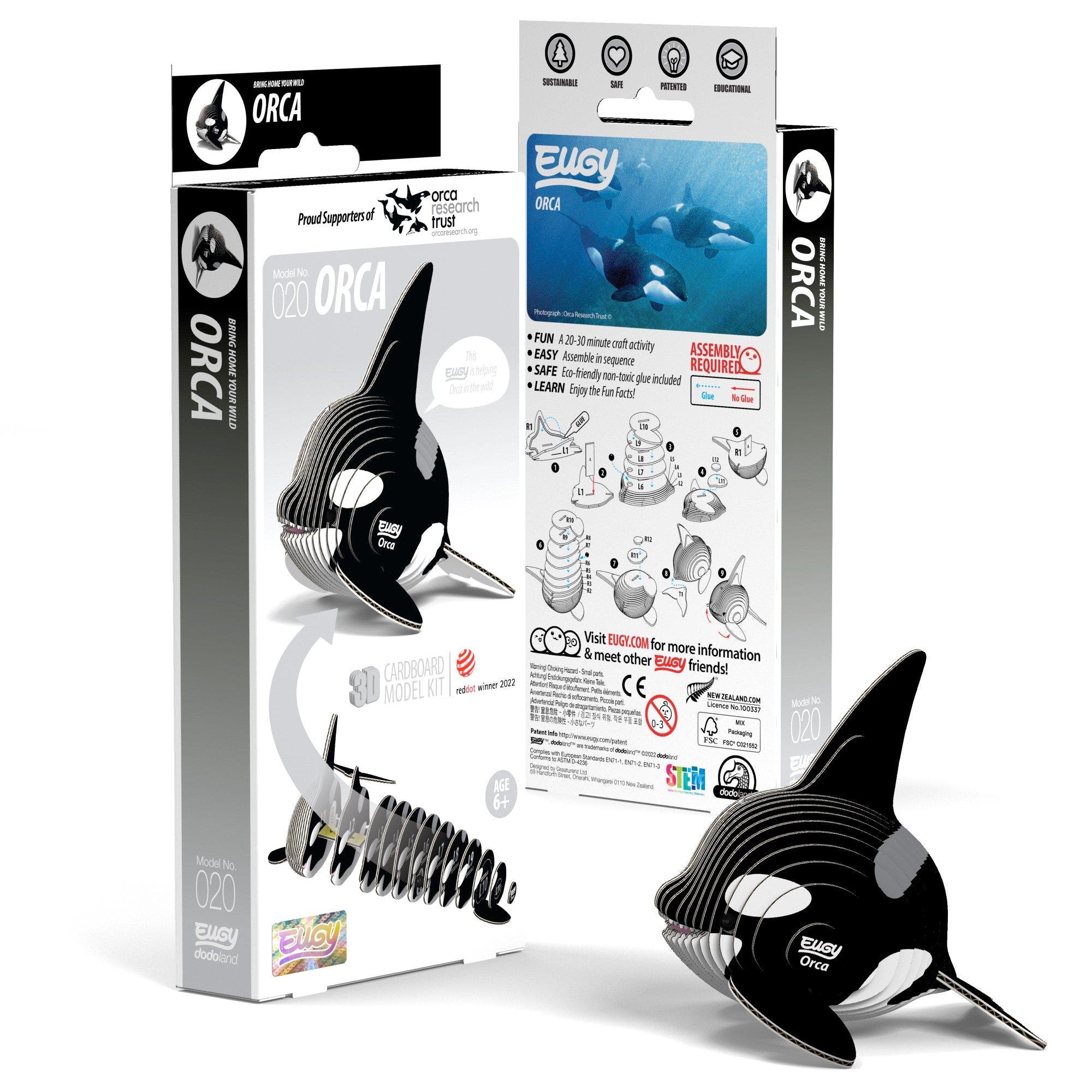 Eugy Puzzles Orca 3D Puzzle | Nordstrom