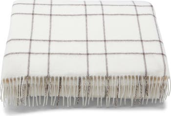 Casper Plaid Wool Throw Blanket | Nordstrom