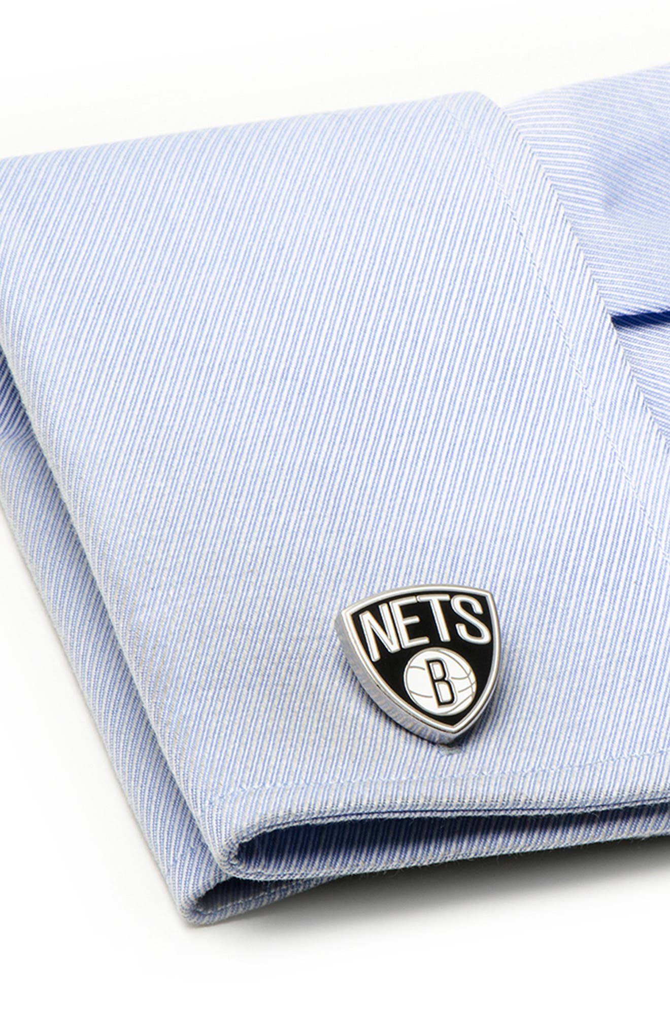 Cufflinks, Inc. CUFFLINKS INC. NBA Palladium Brooklyn Nets Cufflinks ...
