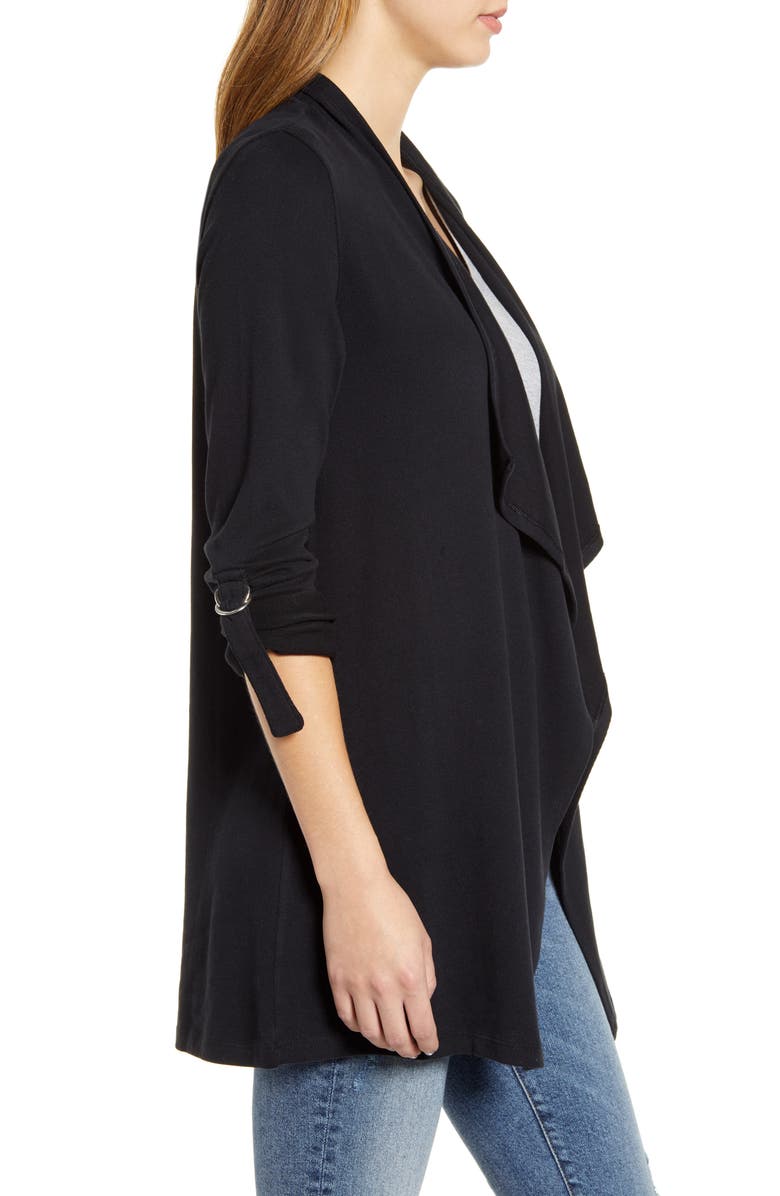 Caslon® Roll Tab Knit Jacket | Nordstrom