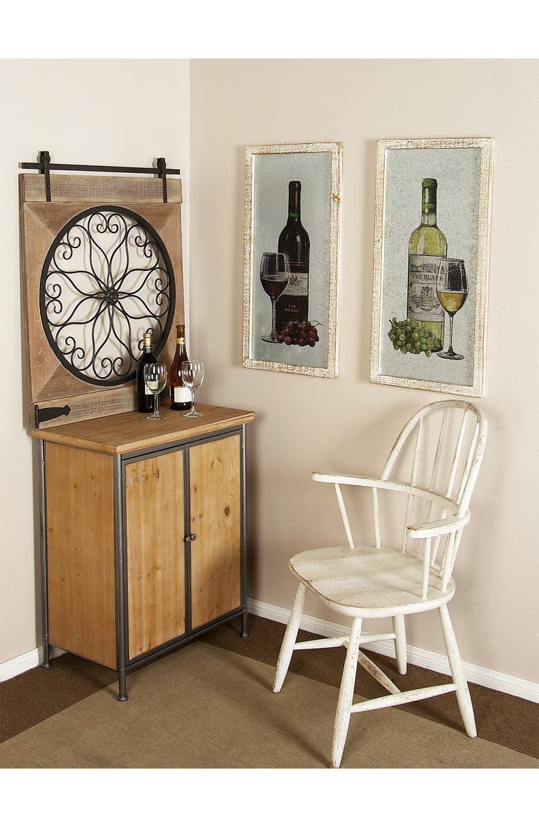 SONOMA SAGE HOME Vintage Wine Bottle With Glass And Grapes In A ...
