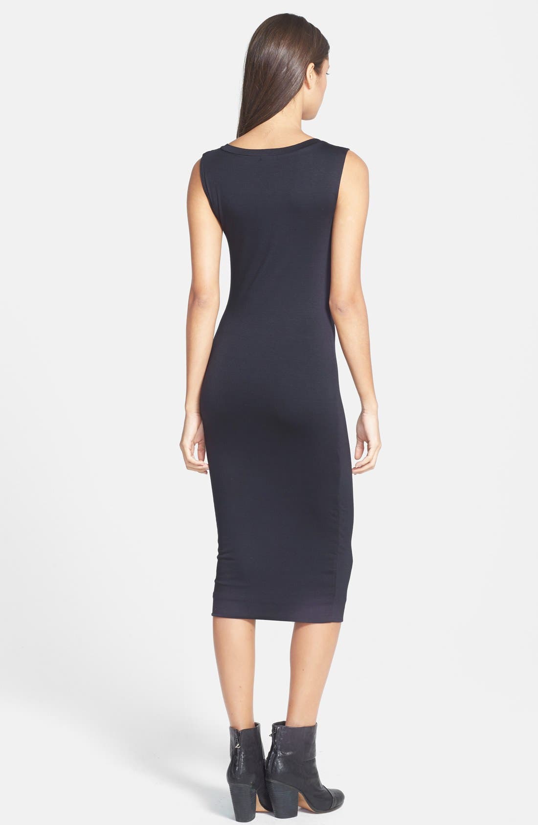 Tildon Double Layer V-Neck Midi Dress | Nordstrom
