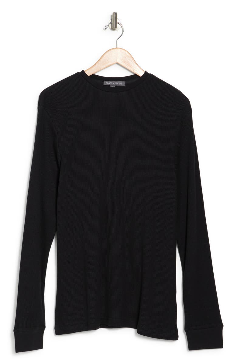 Slate & Stone Soft Long Sleeve Waffle Crewneck Shirt | Nordstromrack