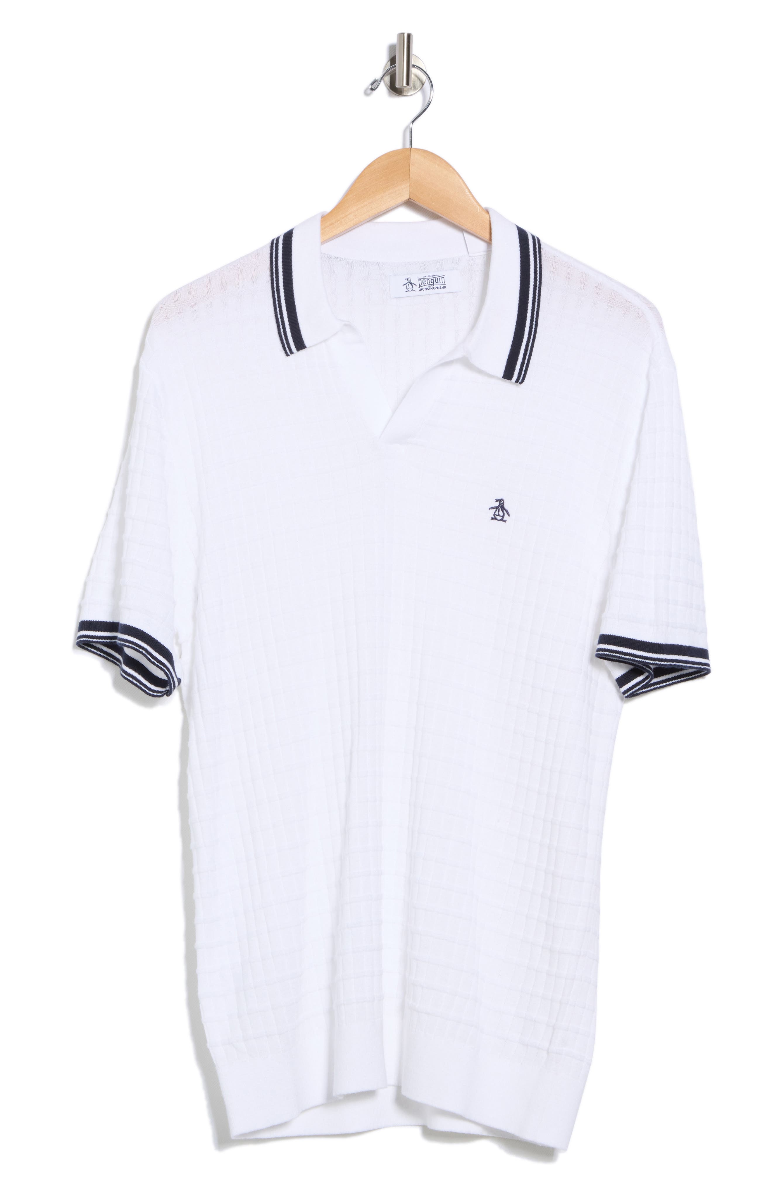 Original Penguin Cotton Grid Knit Polo | Nordstromrack