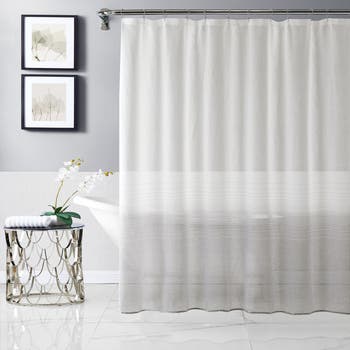 DAINTY HOME Linea Ombré Shower Curtain | Nordstromrack