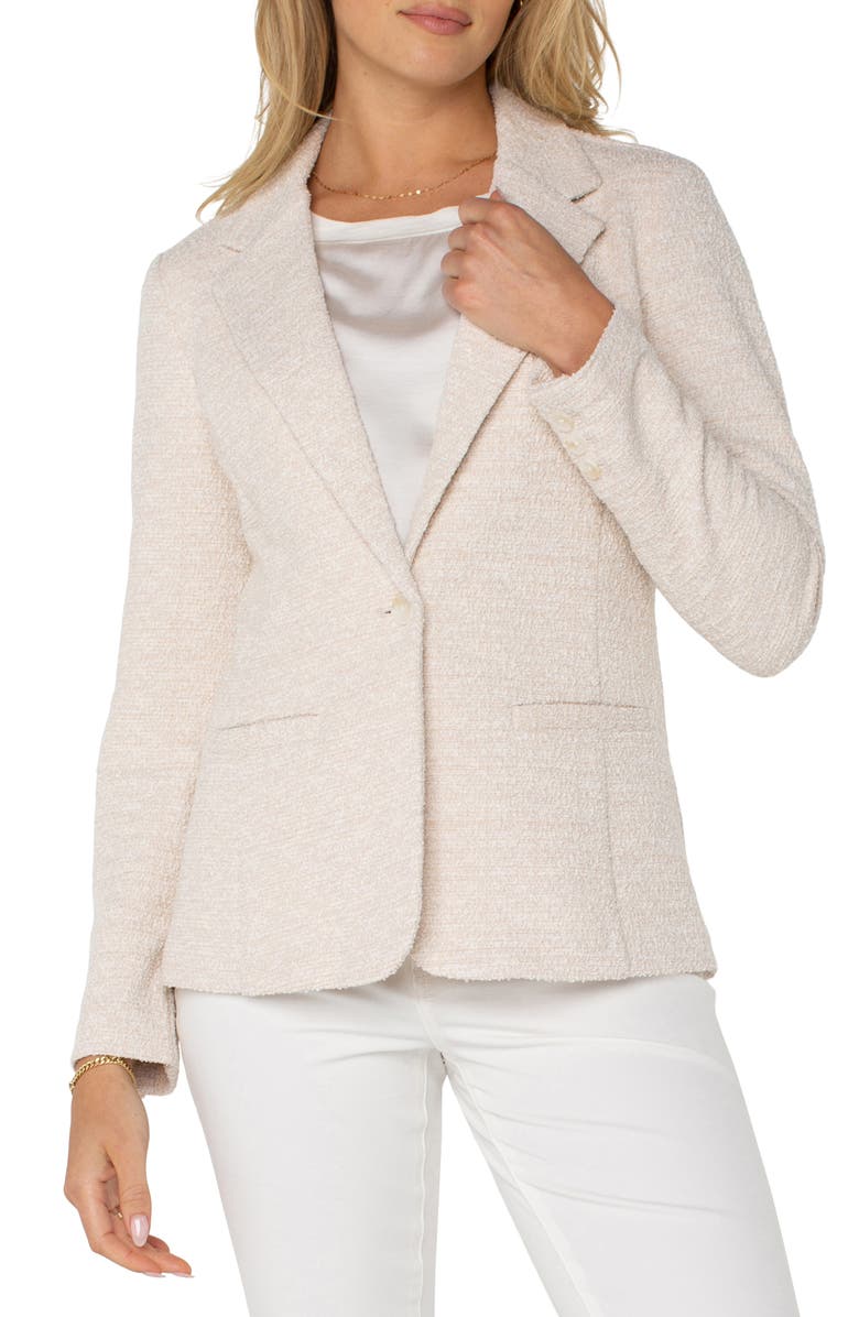 Liverpool Los Angeles Fitted Bouclé Blazer | Nordstrom