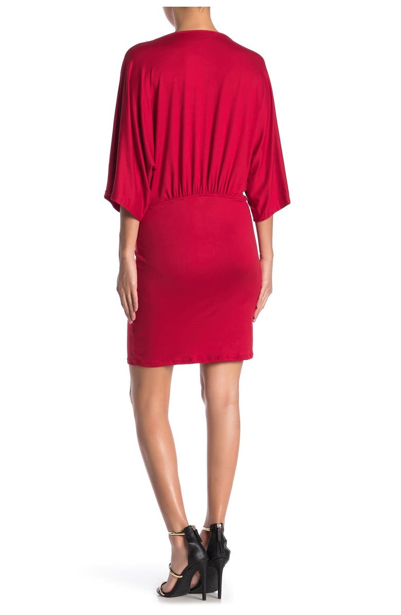 Velvet Torch Surplice Neck Mini Dress | Nordstromrack