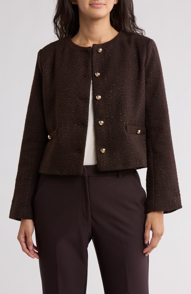 NORDSTROM RACK Cropped Tweed Jacket | Nordstromrack