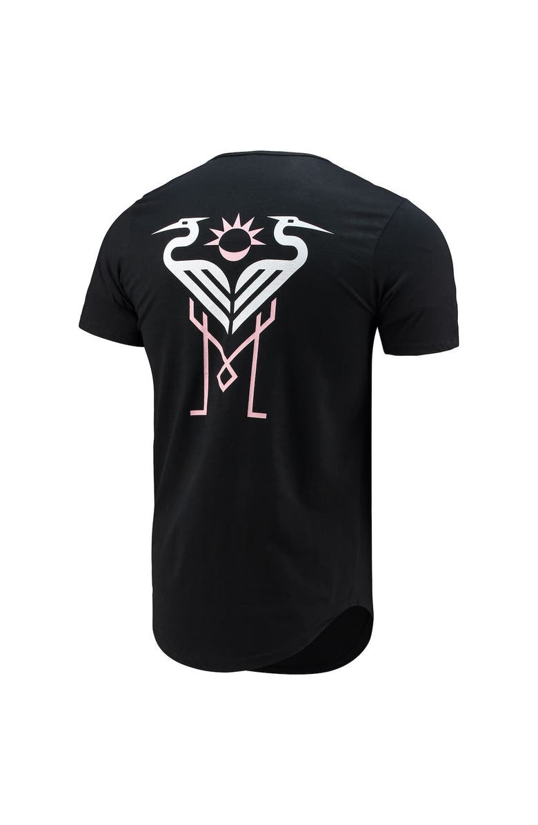 500 LEVEL Men's Black Inter Miami CF Curved Hem T-Shirt | Nordstrom