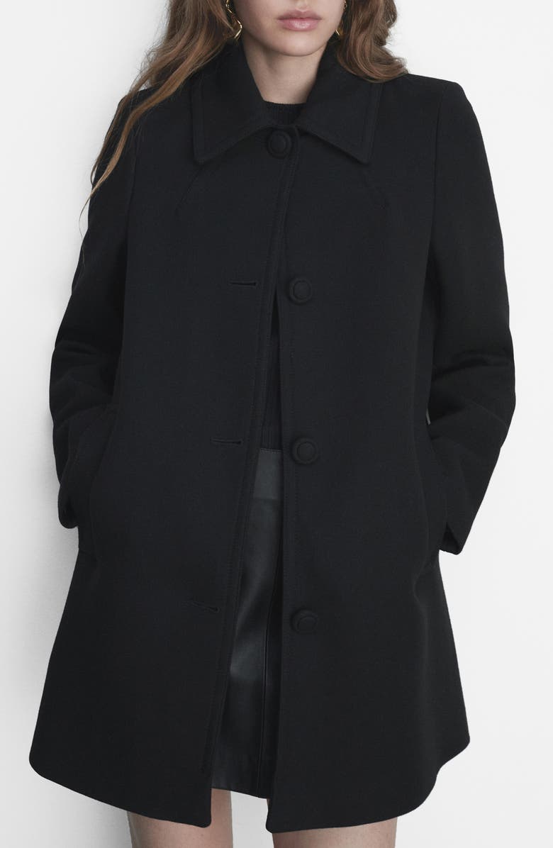 MANGO Button-Front Coat | Nordstrom