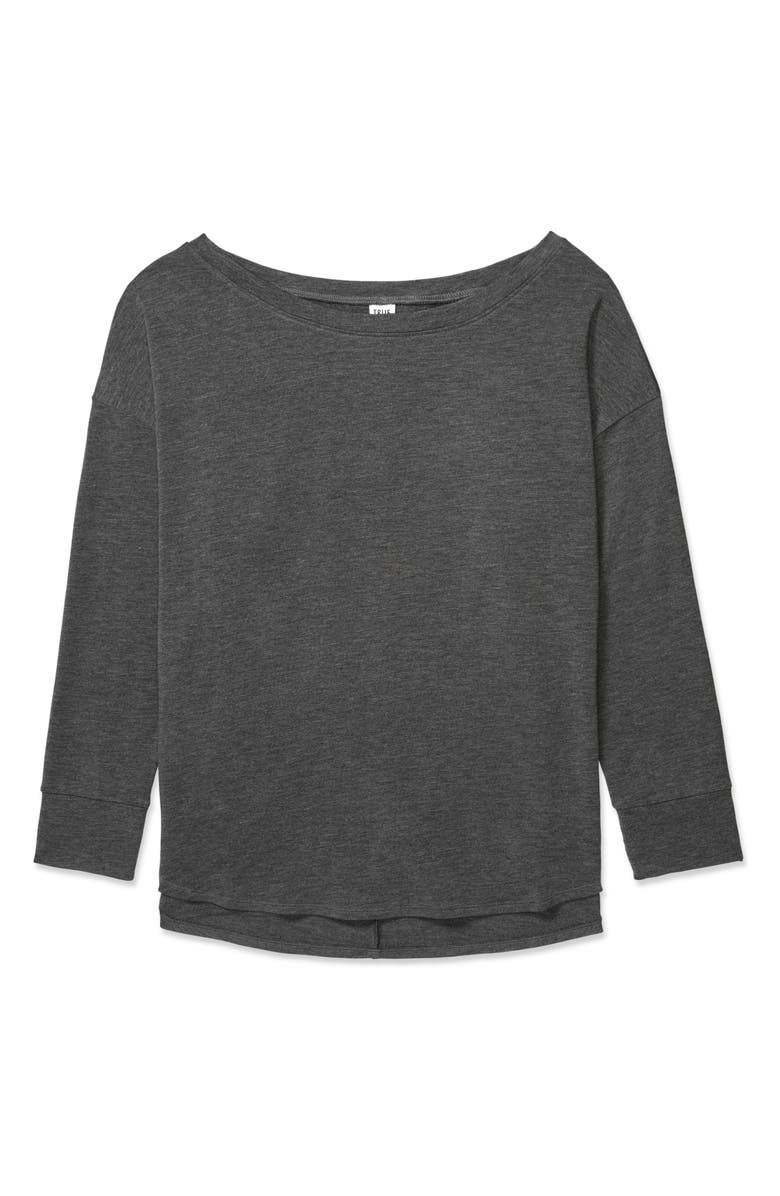 True & Co Any Wear Long Sleeve Slouch Top | Nordstromrack