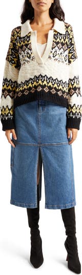 A.L.C. Landry Collar Merino Wool Sweater | Nordstrom