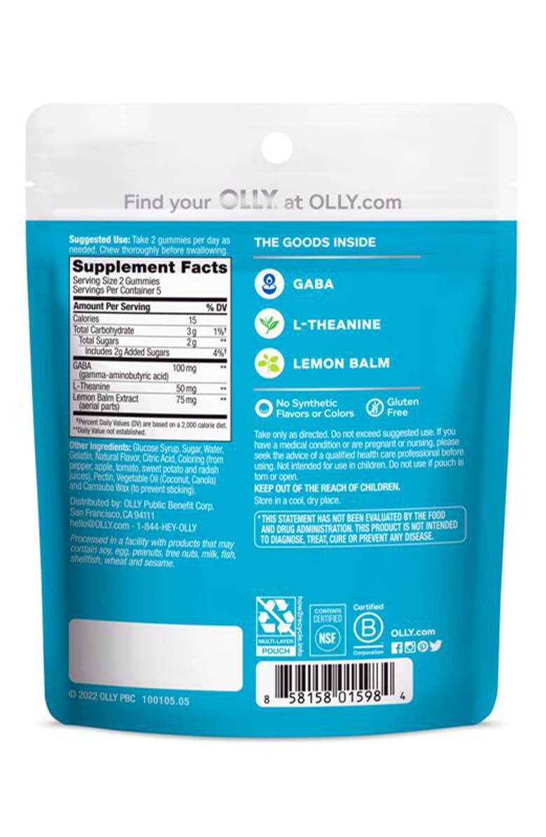 OLLY Goodbye Stress 10-Pack Gummy Supplements | Nordstromrack