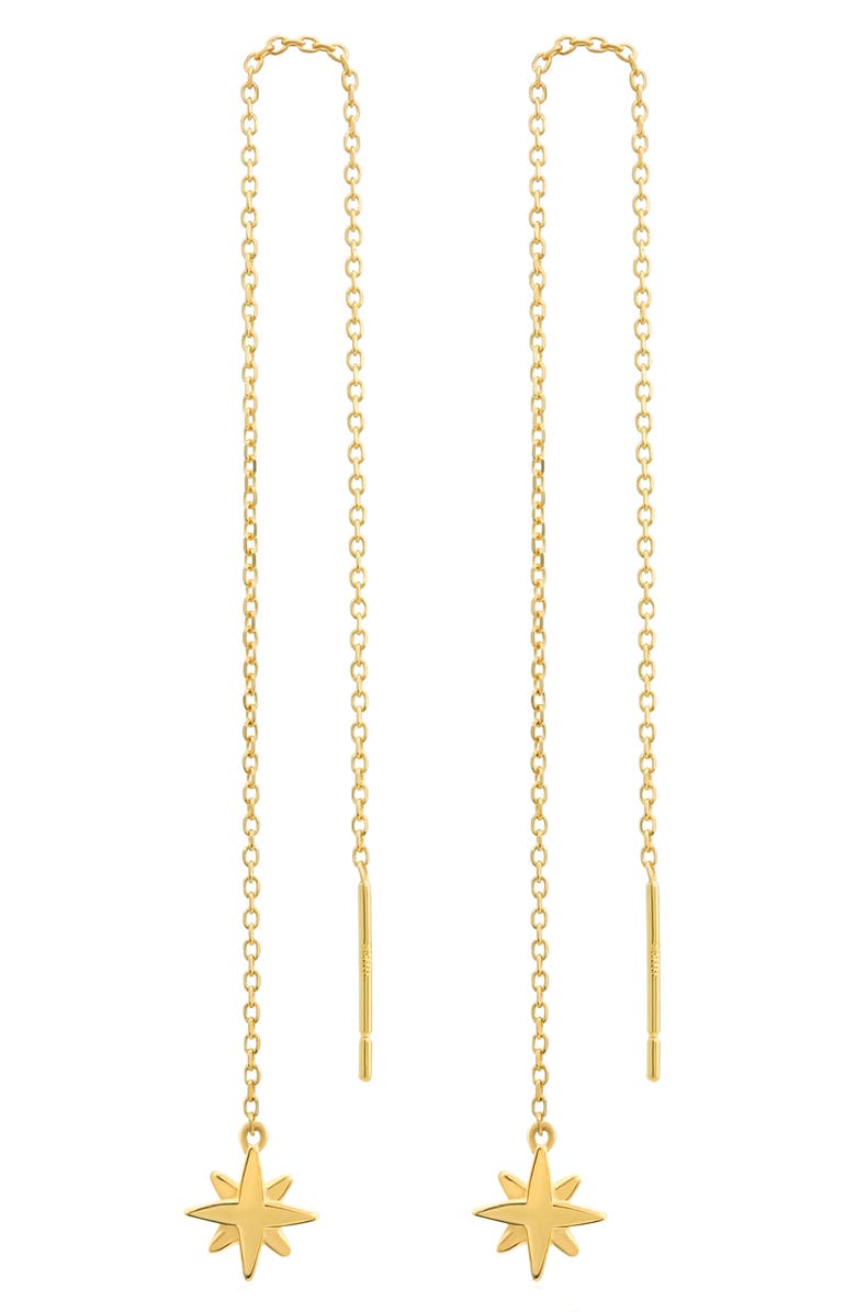CANDELA JEWELRY Starburst Threader Earring | Nordstromrack