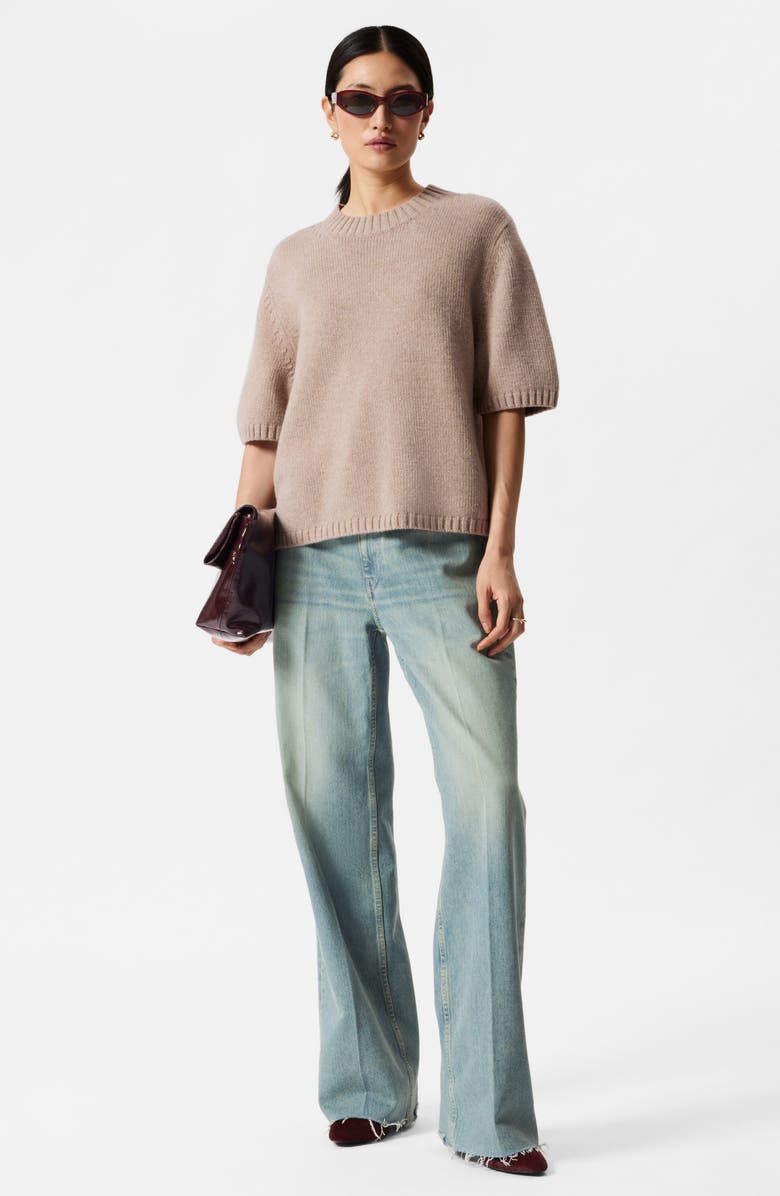 & Other Stories Short Sleeve Wool & Cashmere Sweater | Nordstromrack