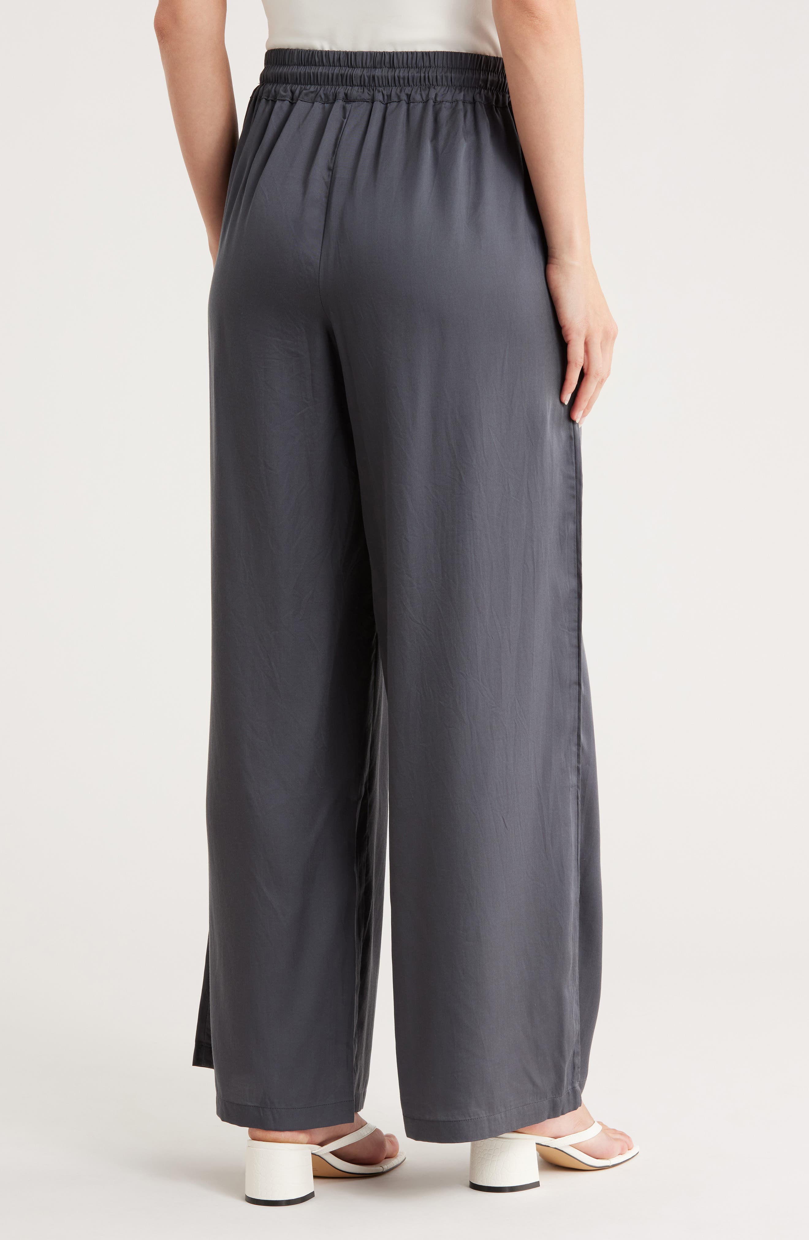 ELIE ELIE TAHARI Drawstring Wide Leg Pants | Nordstromrack