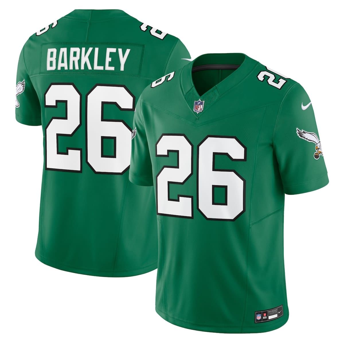 Nike Men's Nike Saquon Barkley Kelly Green Philadelphia Eagles ...