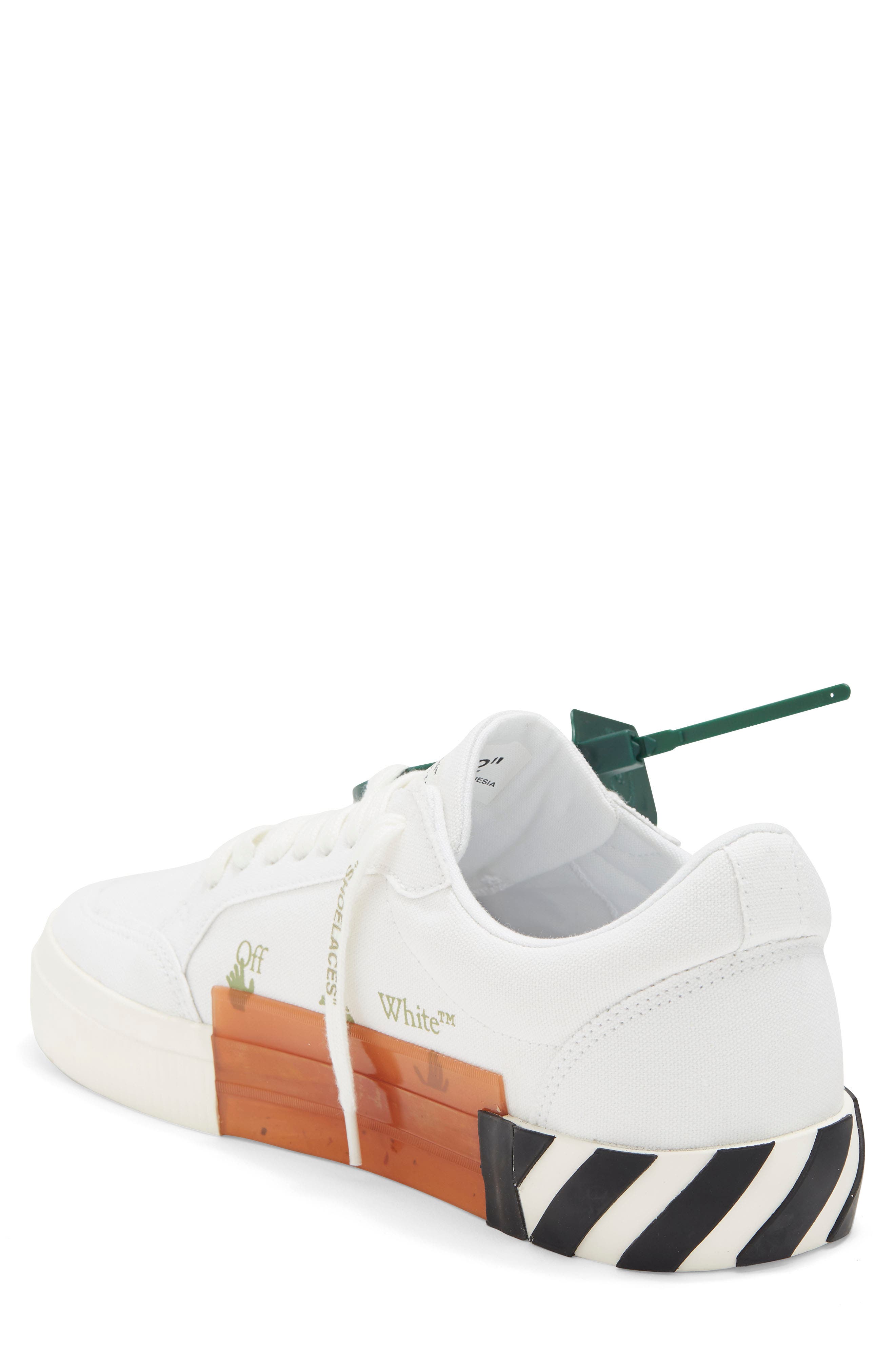 Off-White Canvas & Vulcanized Rubber Low Top Sneaker (Men) | Nordstromrack