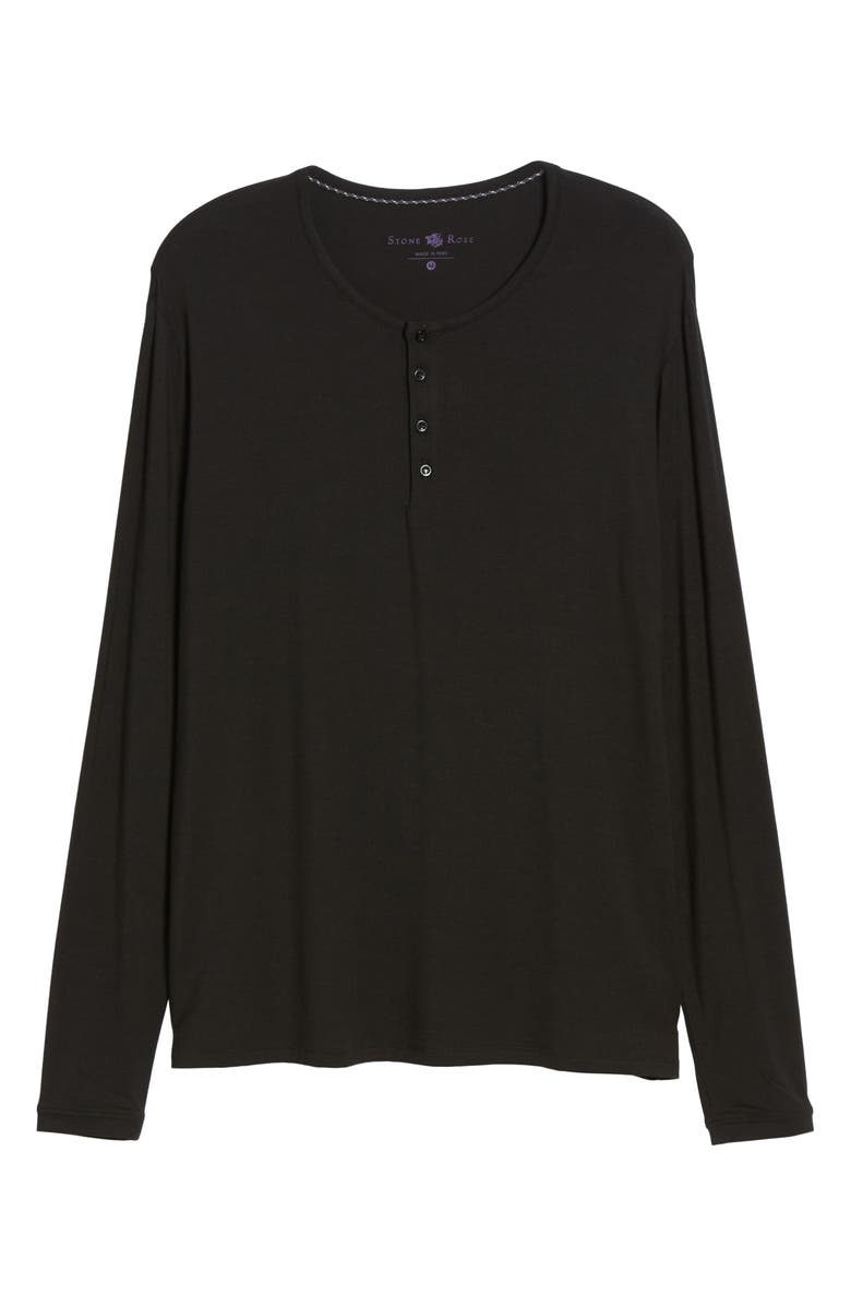 Stone Rose Stretch Modal Henley | Nordstromrack
