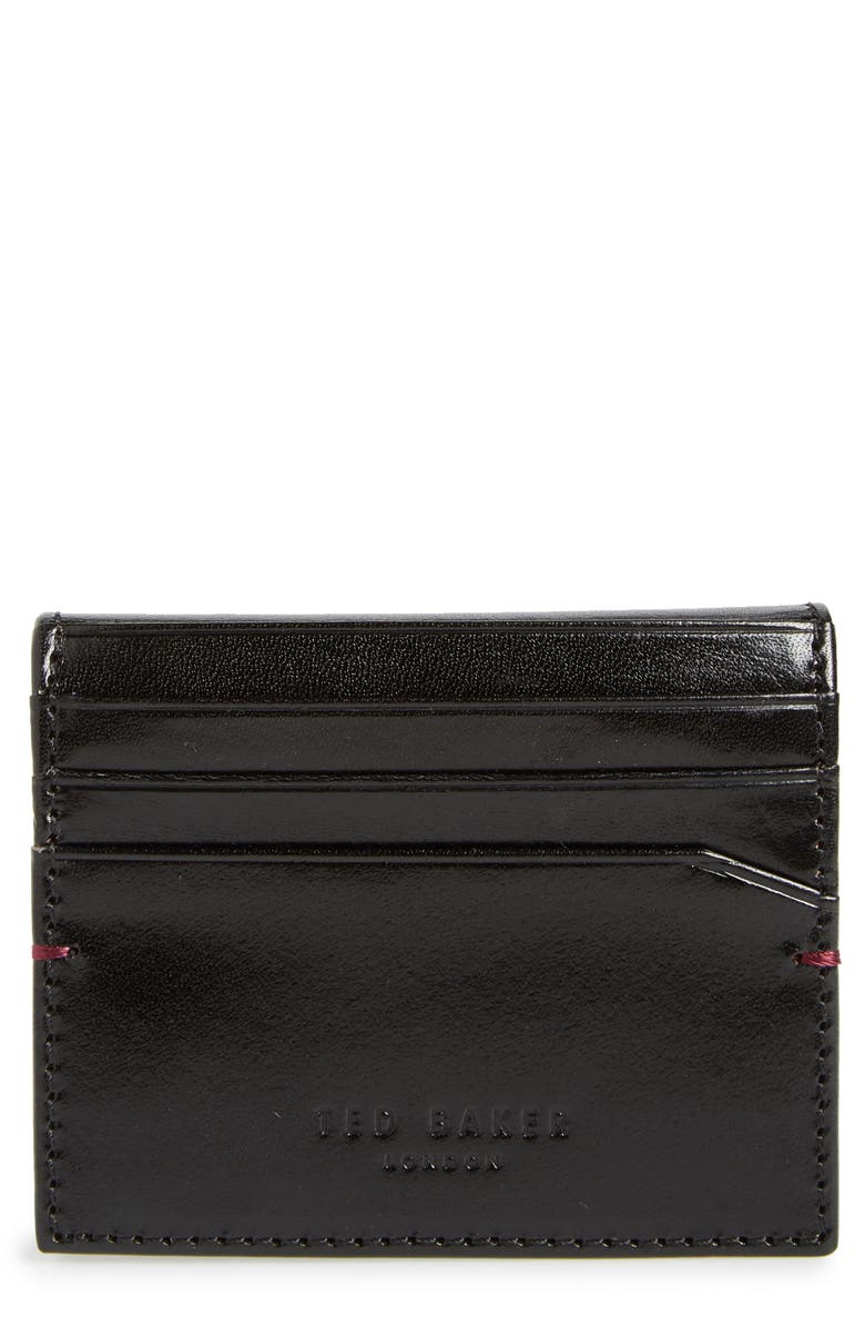 Ted Baker London Contrast Internals Leather Card Case | Nordstromrack