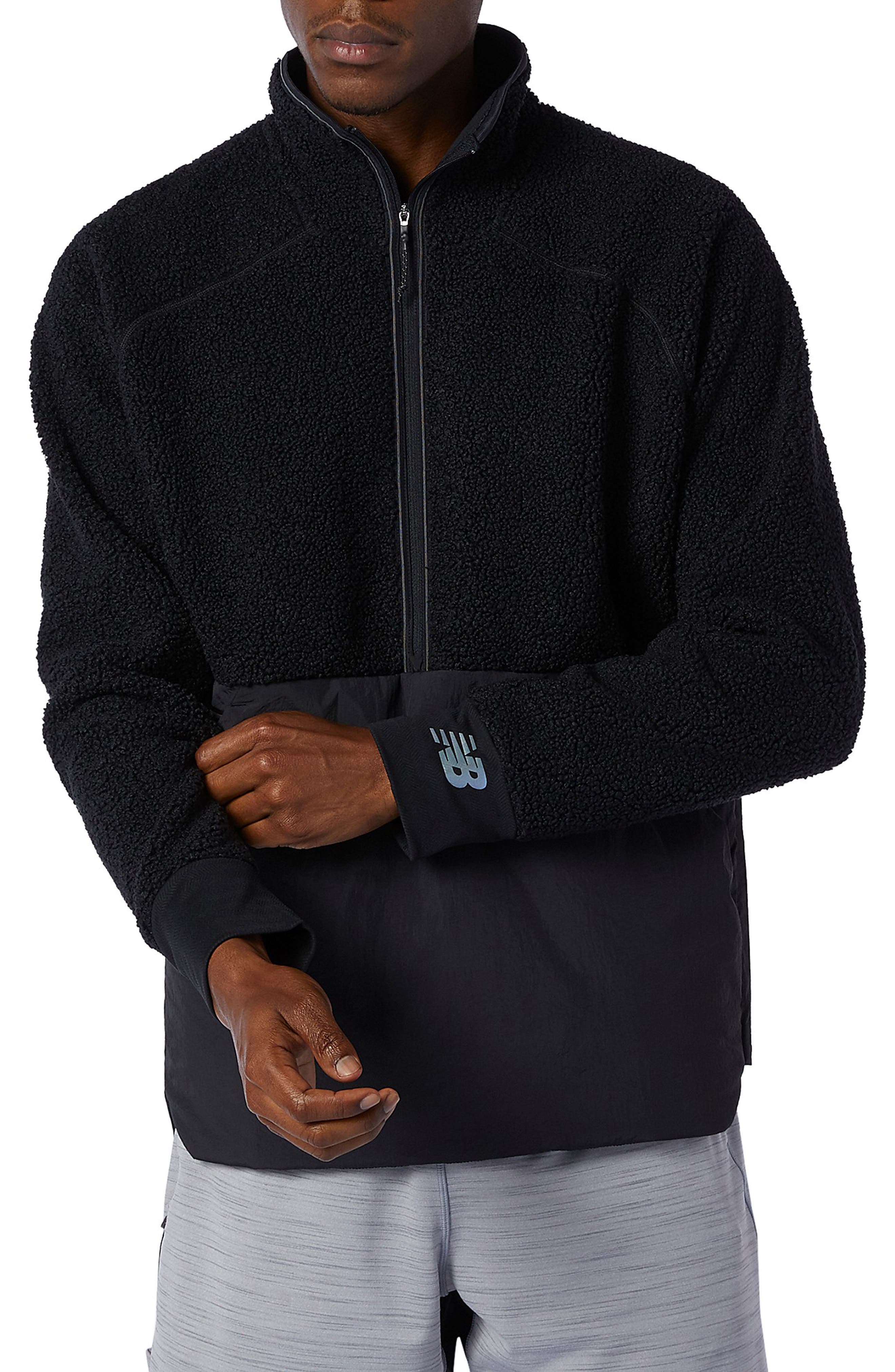 New Balance Q Speed Water Resistant Fleece Half Zip Sweatshirt (Men ...