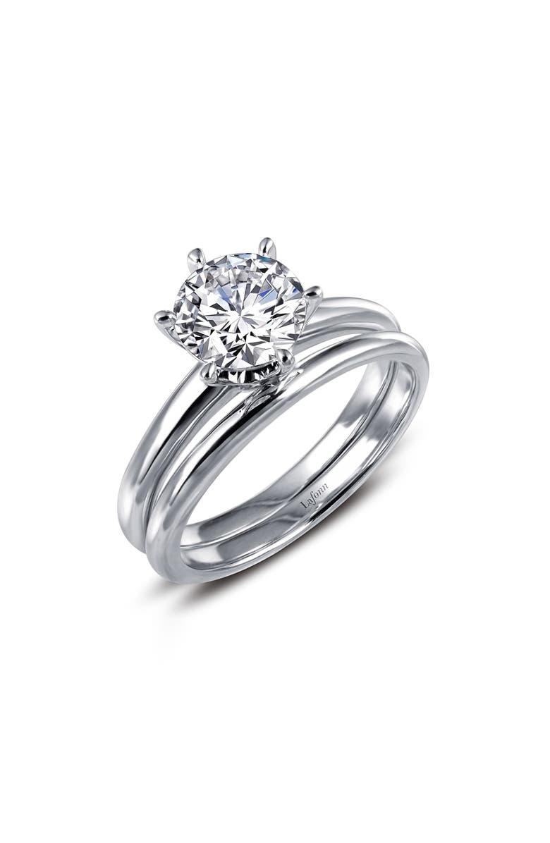Lafonn Set of 2 Simulated Diamond Solitaire Wedding Rings | Nordstromrack
