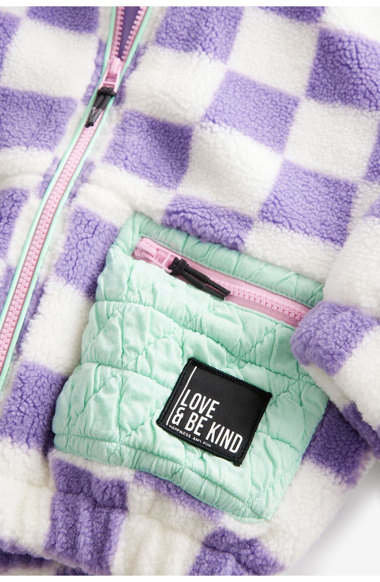 NEXT Kids' Check Fleece Jacket | Nordstromrack
