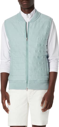Bugatchi Cotton Zip-Up Sweater Vest | Nordstrom
