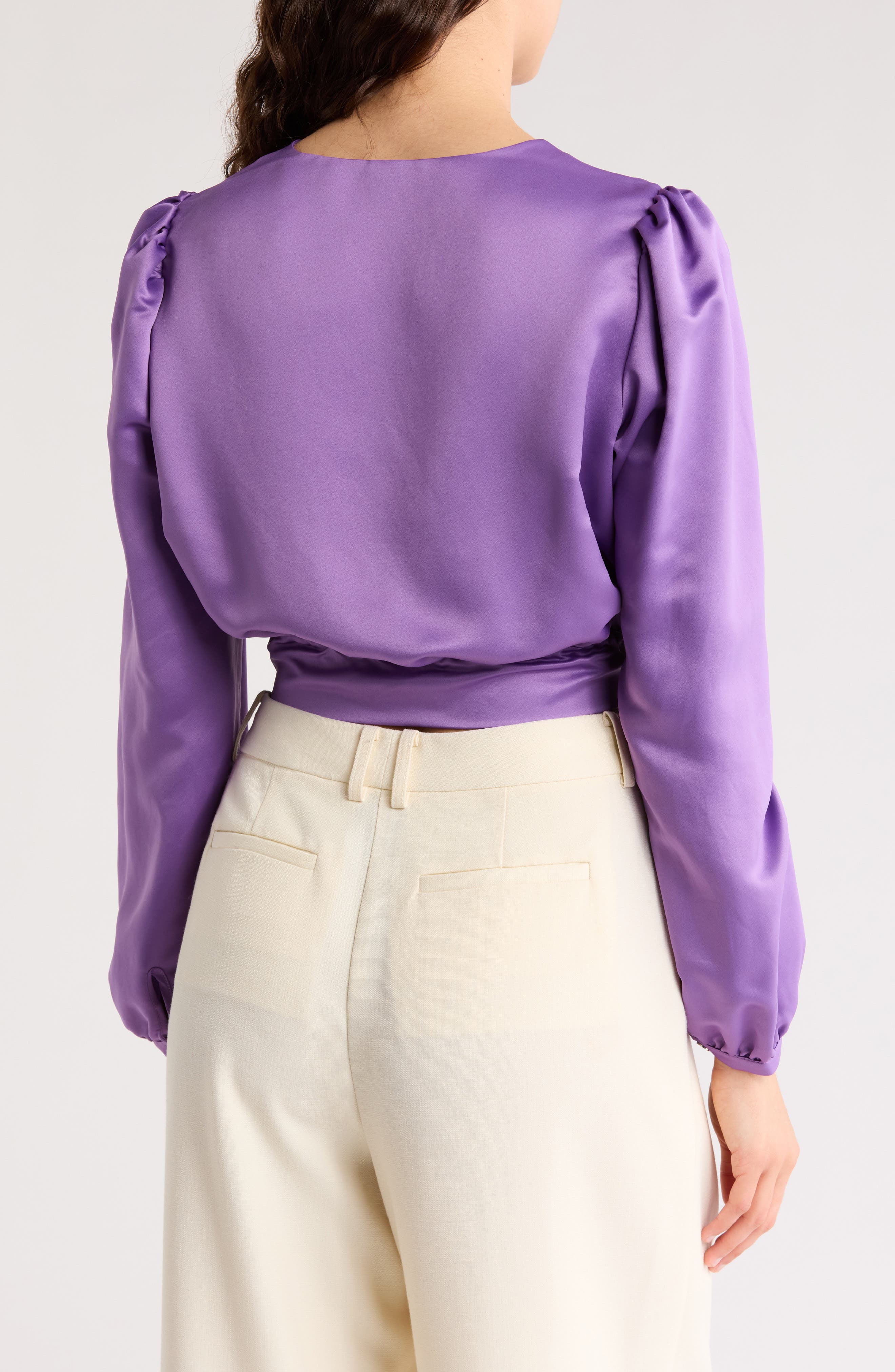 BOSS Orange Banella Woven Crop Top | Nordstromrack