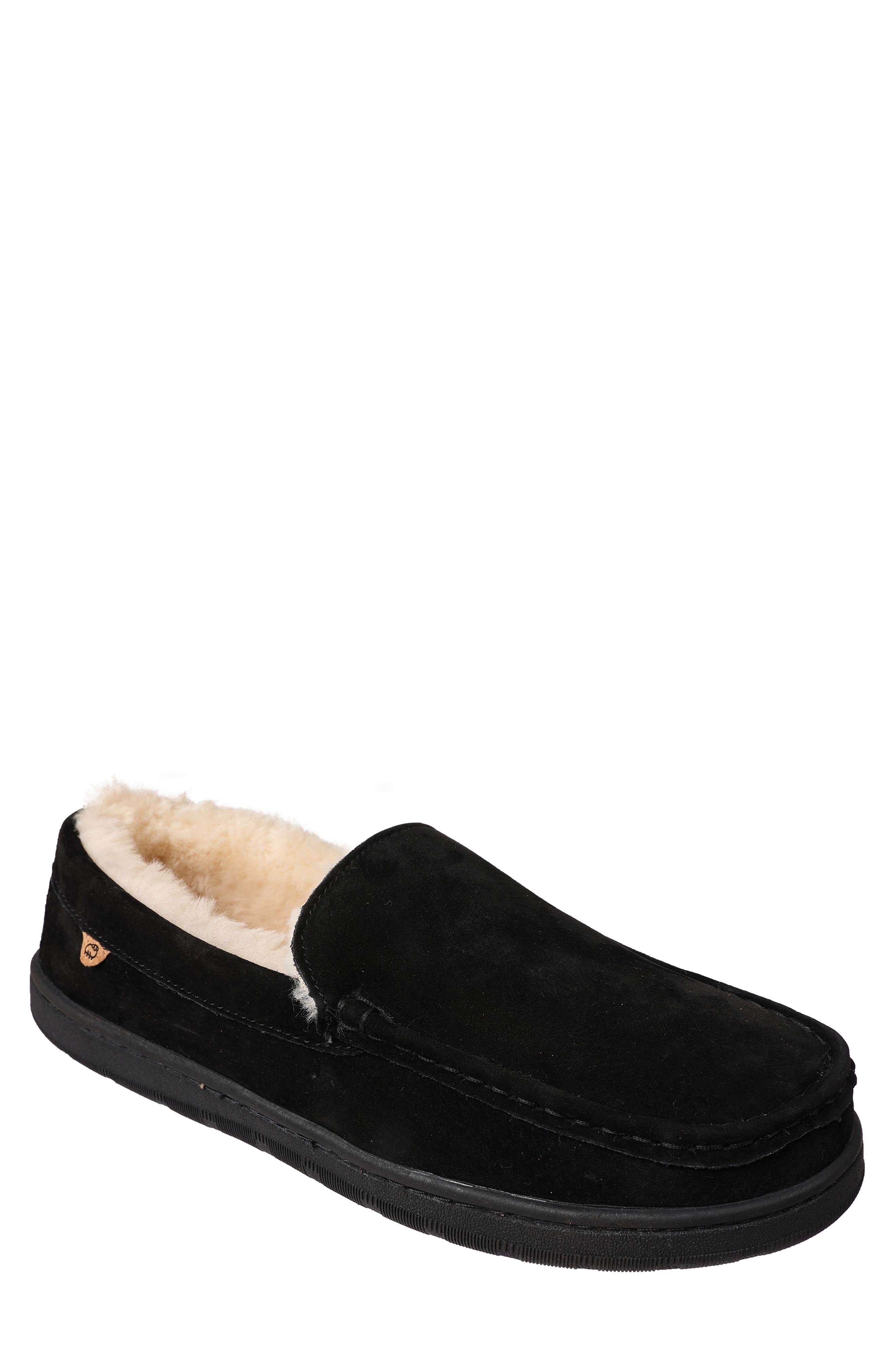 LAMO Harrison Faux Shearling Lined Moc-Toe Slipper | Nordstromrack