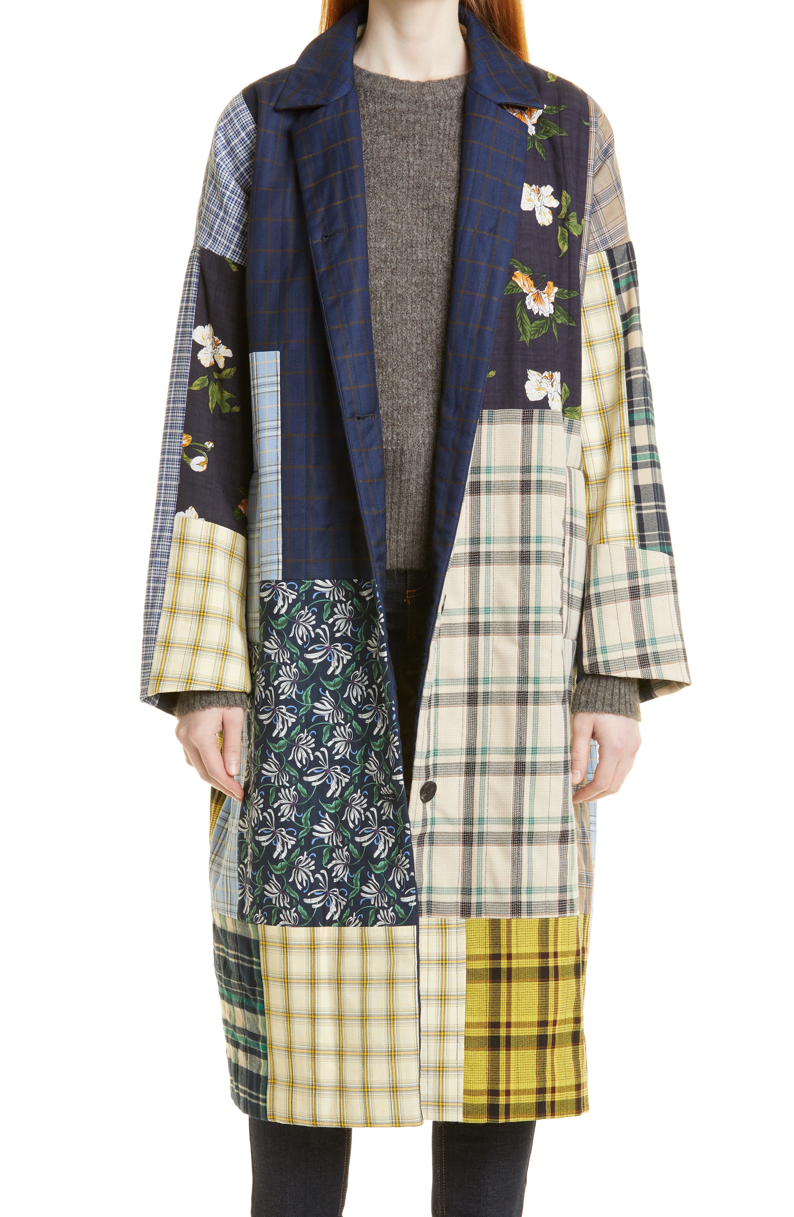 MUNTHE Ruthy Patchwork Coat | Nordstromrack