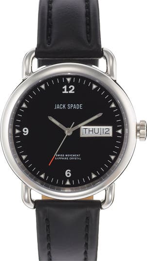 Jack Spade 'Classic Military - Stillwell' Round Watch, 38mm | Nordstrom