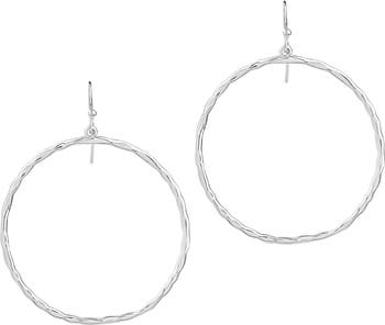 Sterling Forever Circle Drop Earrings | Nordstrom