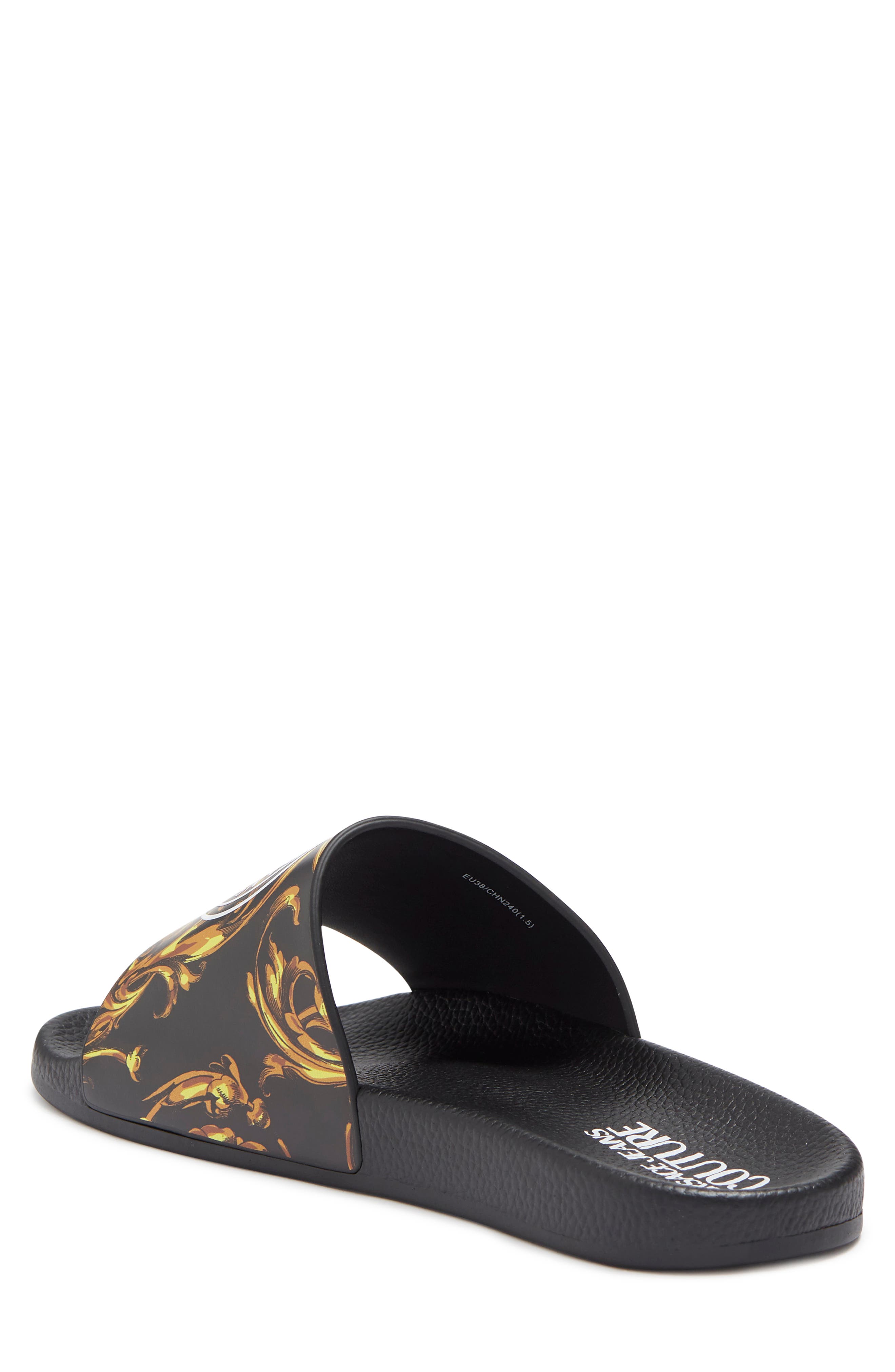 Versace Jeans Logo Slide Sandal (Women) | Nordstromrack