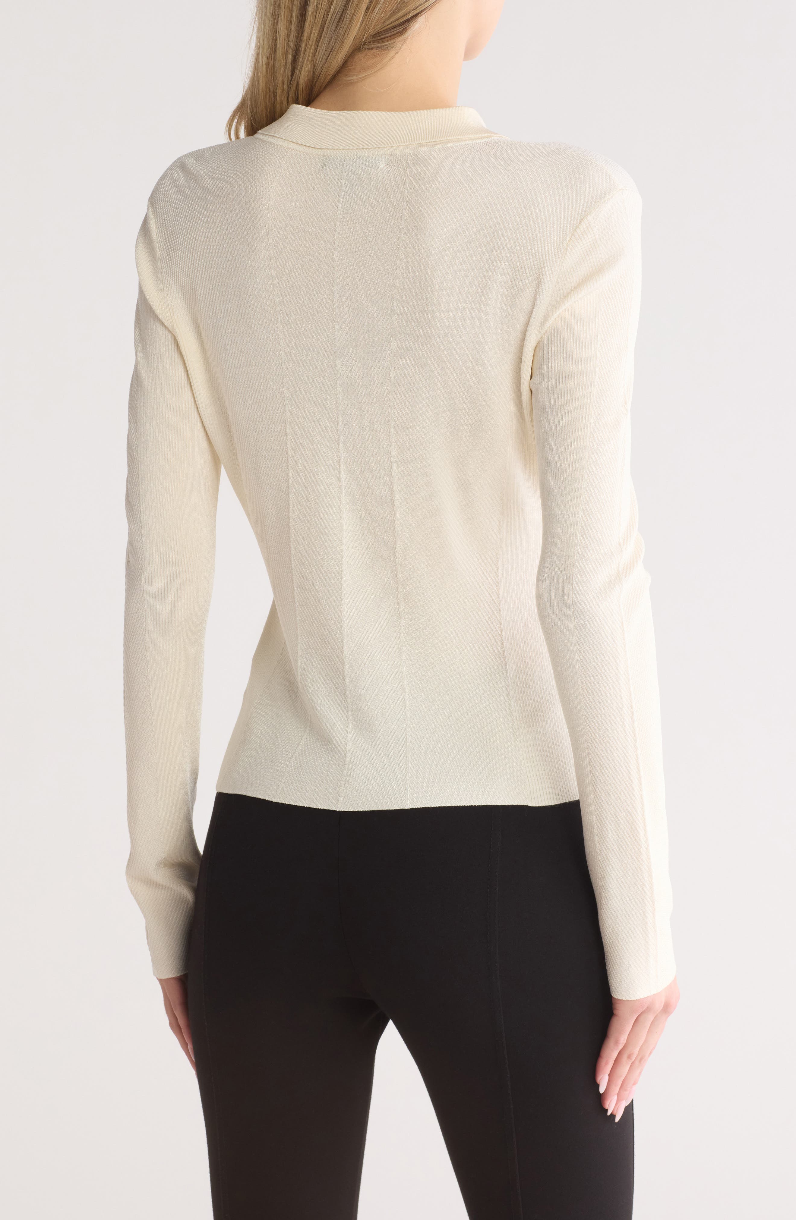 rag & bone Pacey Long Sleeve Polo | Nordstromrack