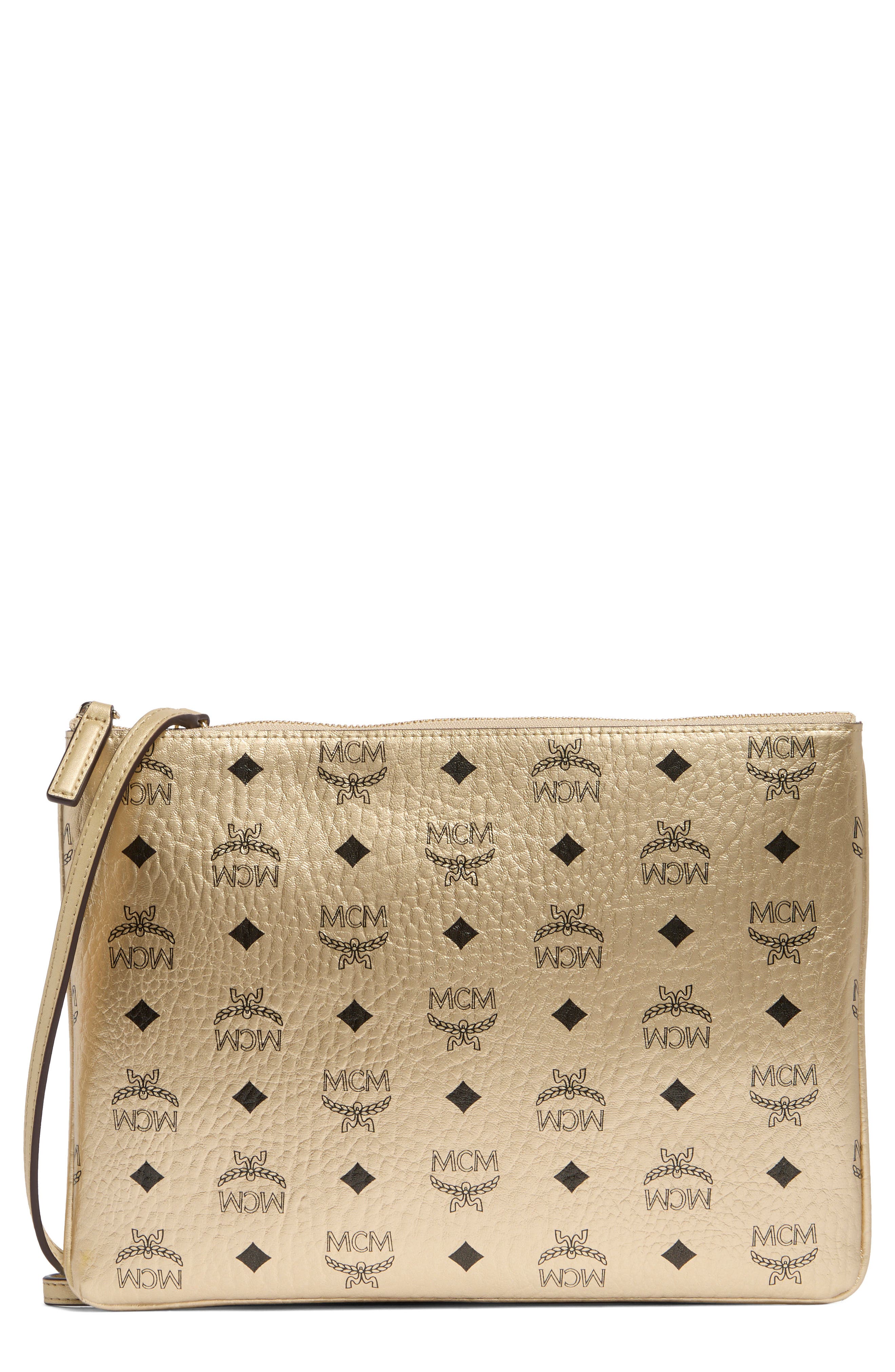 MCM Aren Visetos Zip Pouch | Nordstromrack
