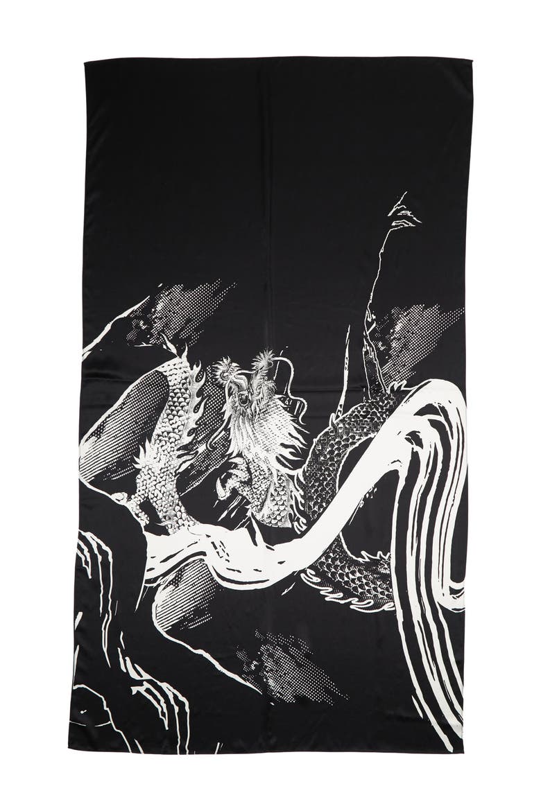 Dragon Print Scarf (Women) | Nordstromrack