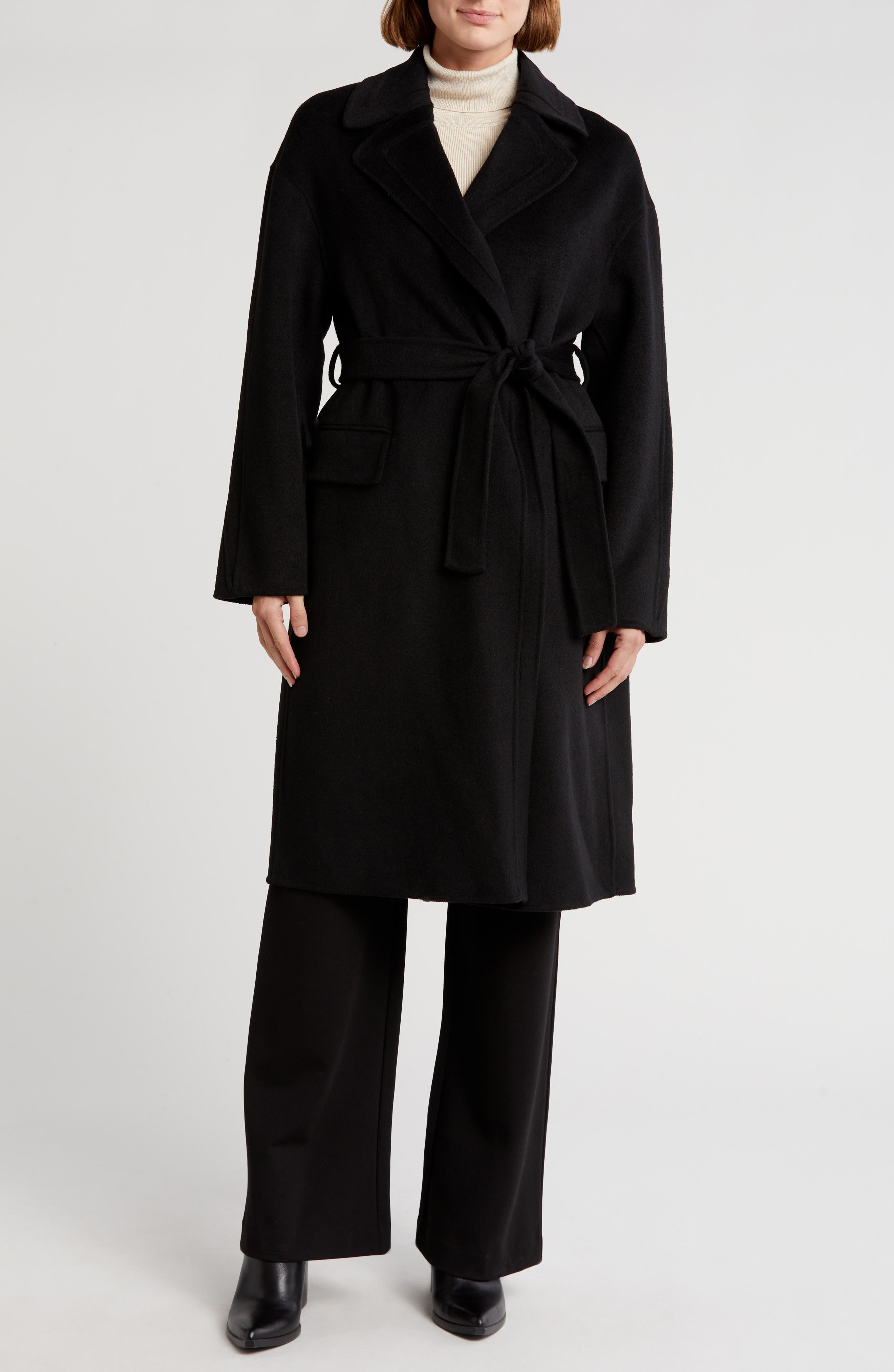 Tahari Sheena Wool Blend Coat | Nordstromrack