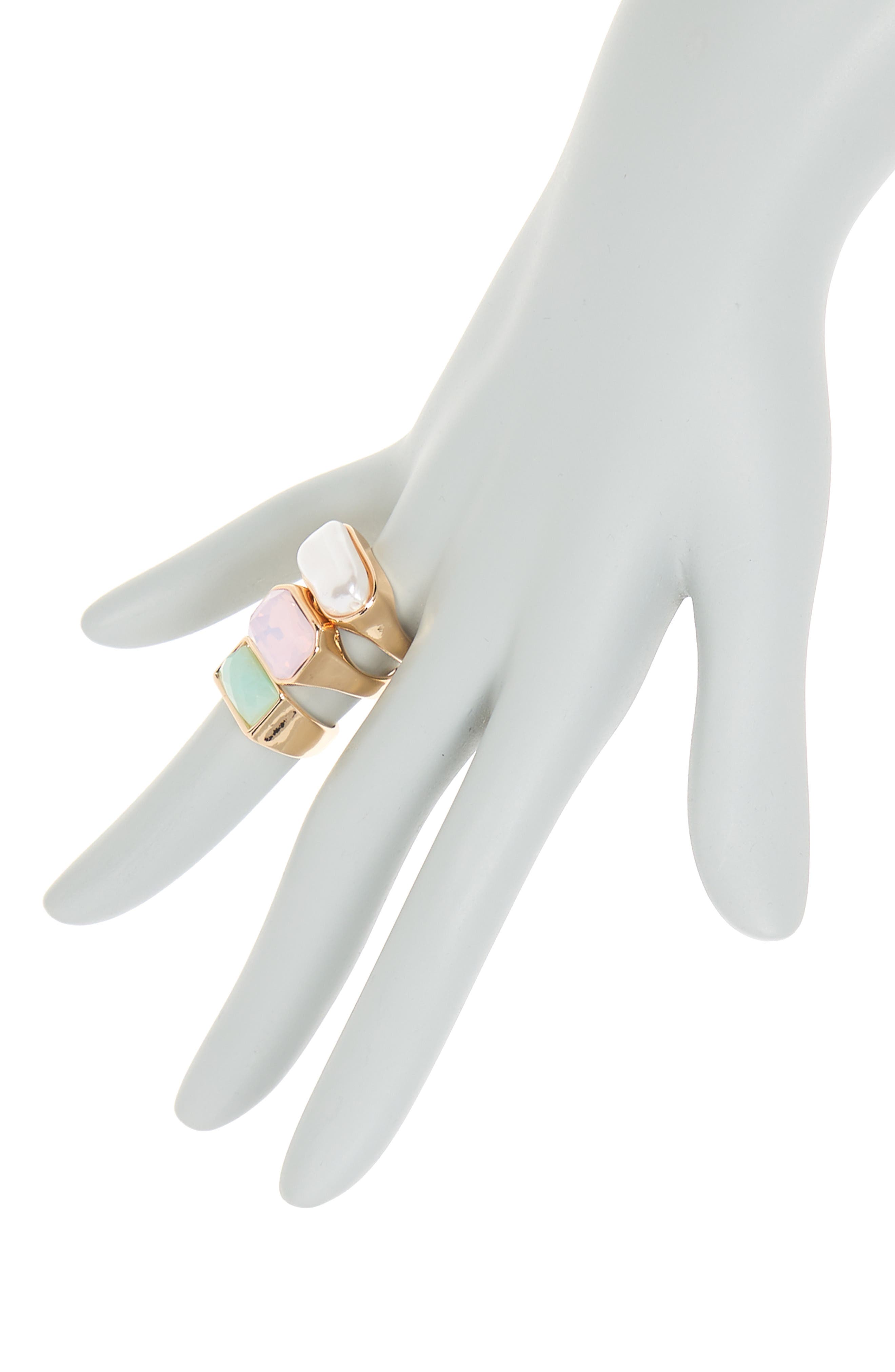 Melrose and Market Pack of 3 Statement Rings | Nordstromrack