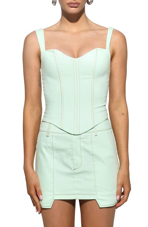 Women's Denim Corset Tops & Bustiers | Nordstrom