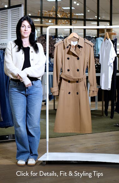 Veronica Beard Conneley Dickey Trench Coat (Women) | Nordstromrack