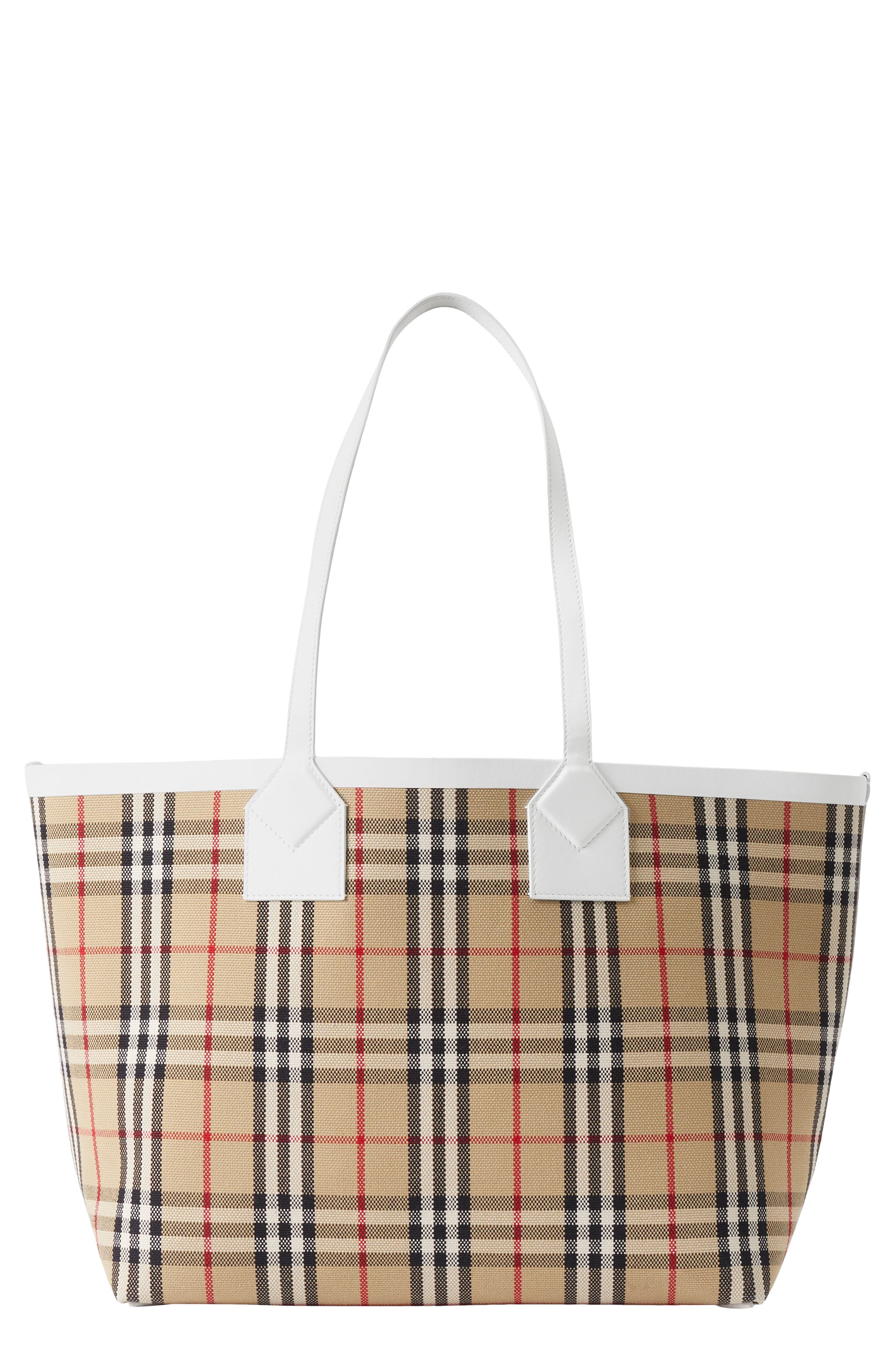 Burberry Medium London Check Cotton Canvas Tote | Nordstromrack