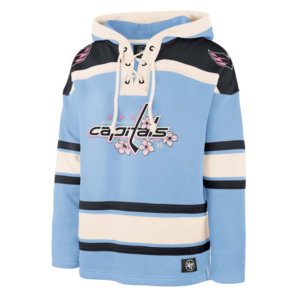 '47 Men's '47 Light Blue Washington Capitals Cherry Blossom Lacer ...