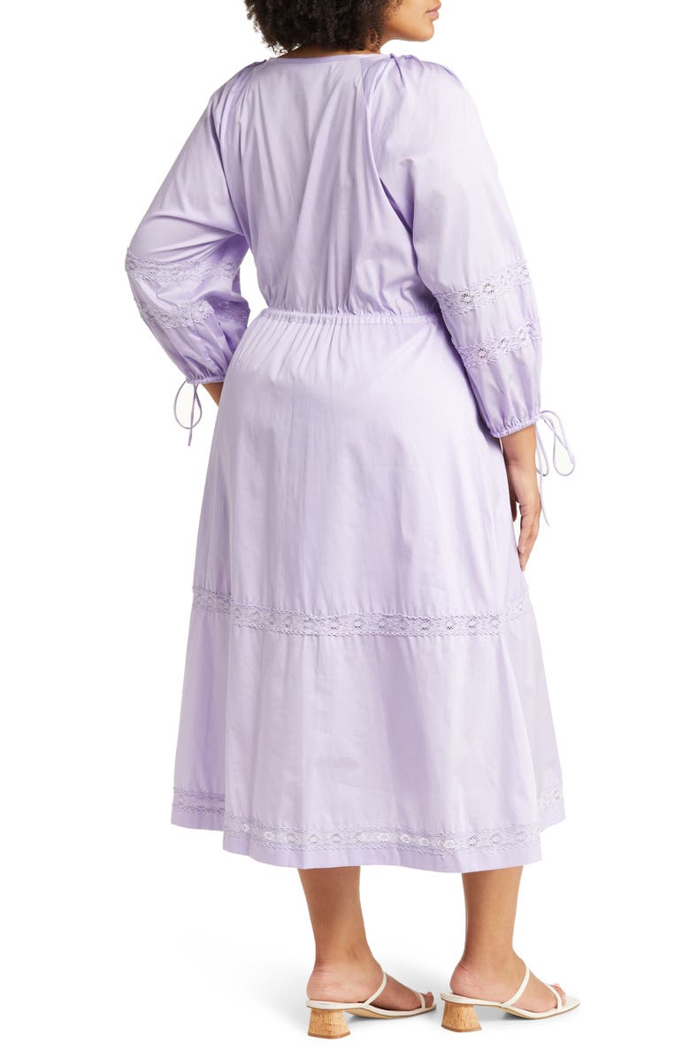 HARSHMAN Belle Long Sleeve Empire Waist Cotton Dress | Nordstrom