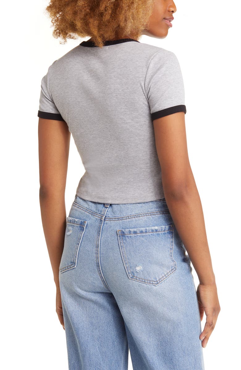 Vinyl Icons Strawberry Ringer Baby Tee | Nordstromrack