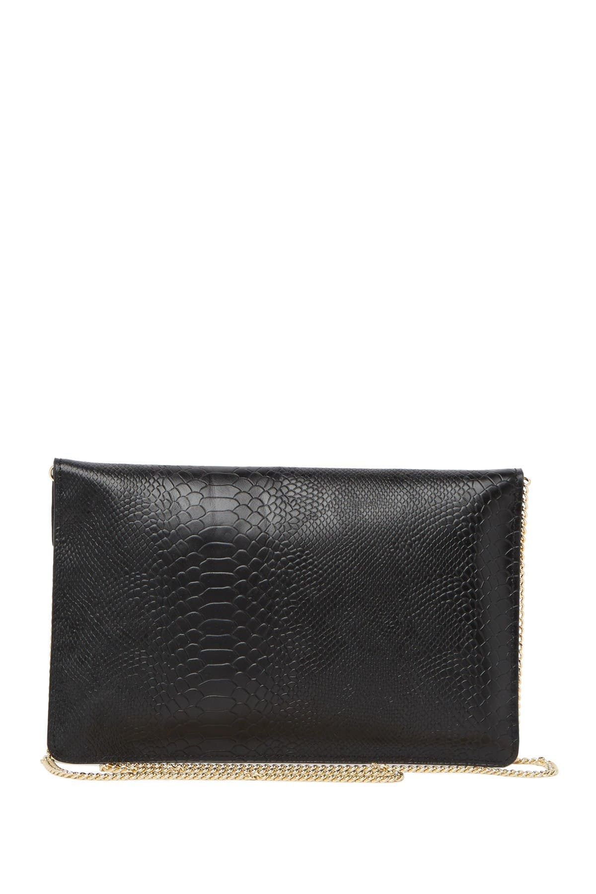 MODA LUXE Romy Snake Skin Embossed Clutch Bag | Nordstromrack