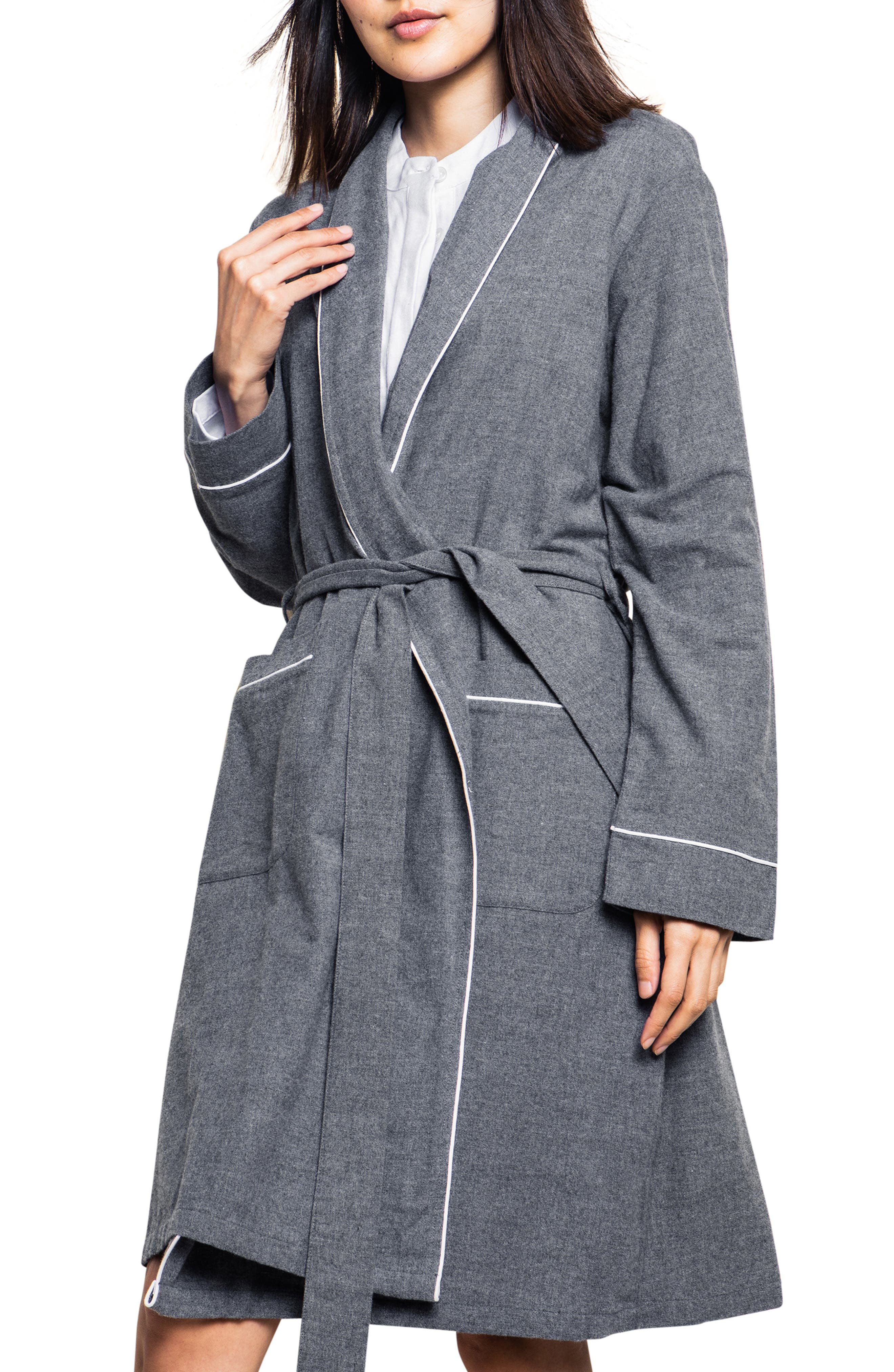 Cotton Flannel Robe (Women) | Nordstromrack