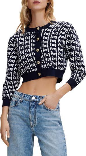 maje Magram Crop Cardigan | Nordstrom
