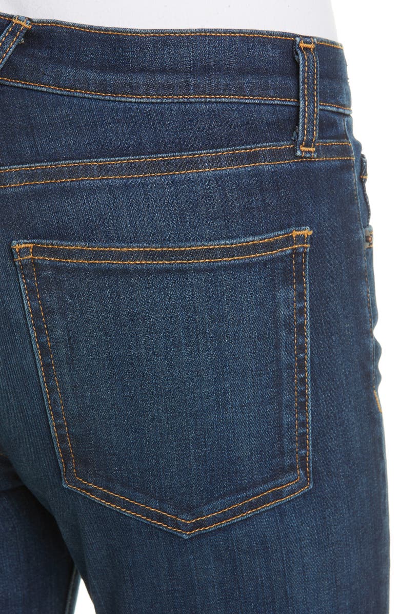 Veronica Beard Debbie Side Button High Waist Ankle Skinny Jeans ...